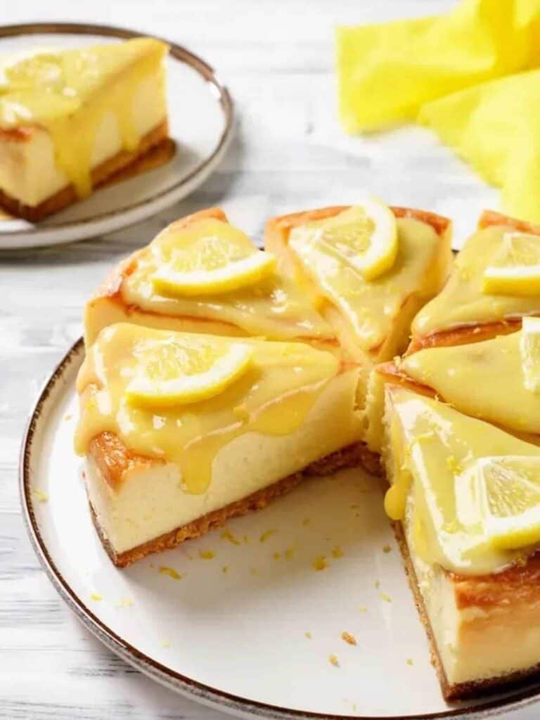 No Bake Limoncello Cheesecake - FeastiFul