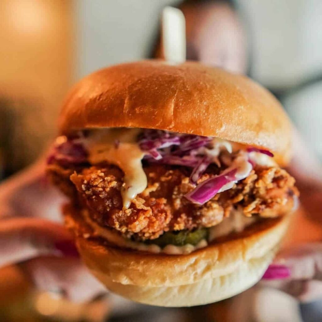 Crispy Chicken Burger - FeastiFul